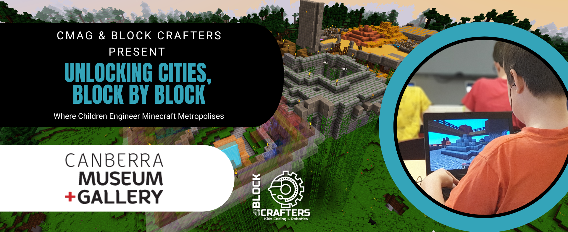 CMAG Event Banner - Block Crafters